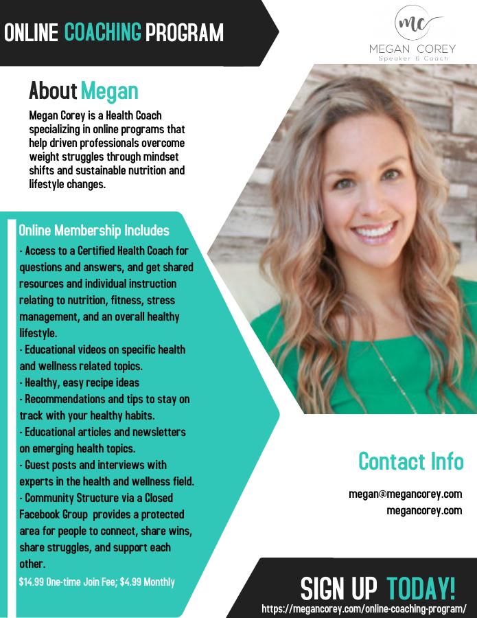 Introducing Megan Corey - Health Coach and Wellness Expert! - BW ...